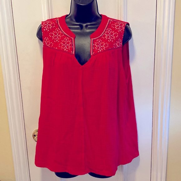 Knox Rose | Tops | Know Rose Darling Tank Sleeveless Blouse With ...